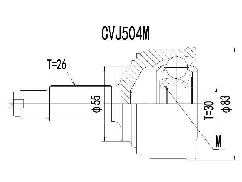 Cv Joint - Cvj504M CVJ504M