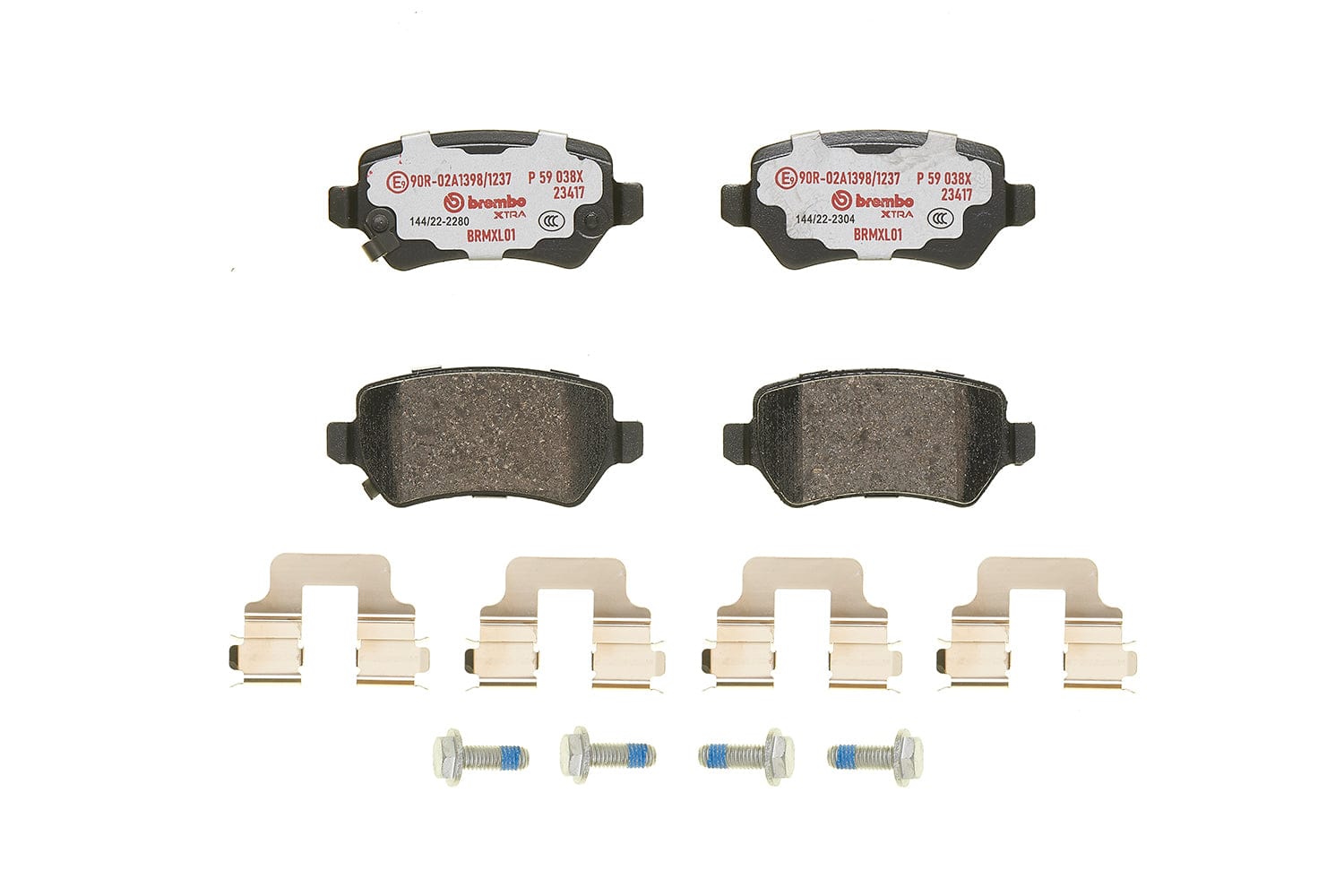 Brembo Brake Pads Rear Kia Astra G/H/Cor ( Set Lh&Rh) (P59038X)