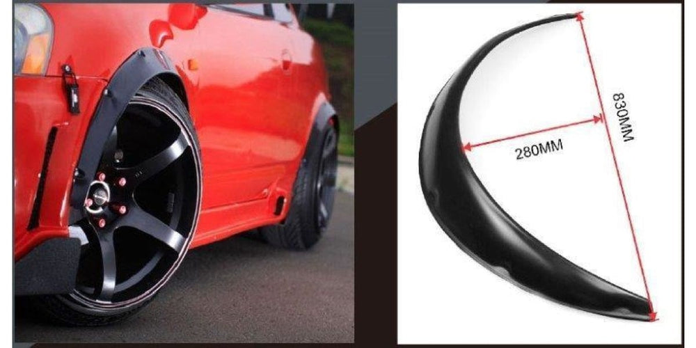 Autogear Universal Flared Fender Wheel Arches FFWA01