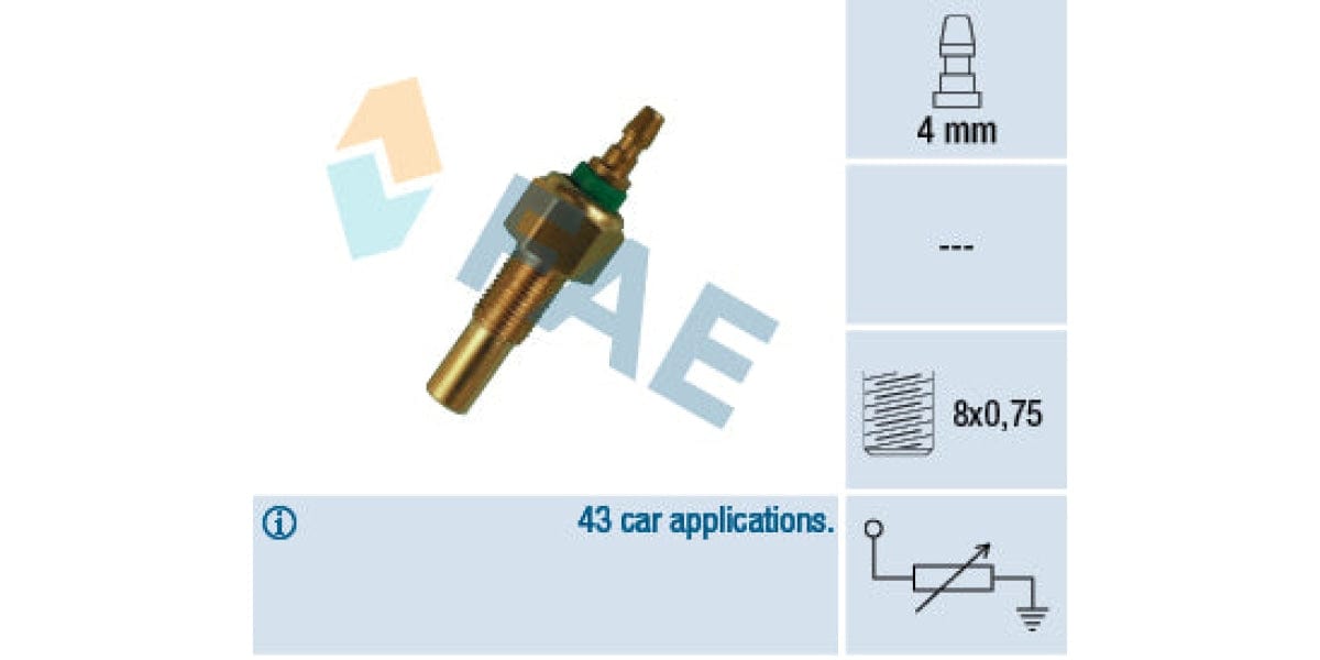 Temperature Switch 1Pin M8X0.75 Ford Laser F6 Fe B6 Tc Late E3 B3